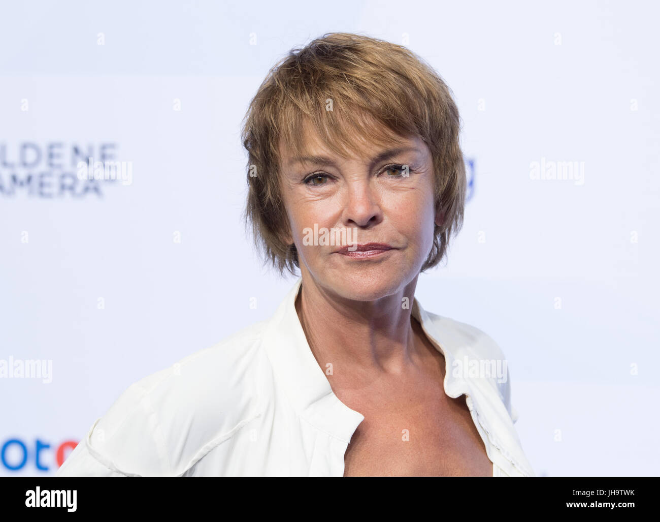 Berlin, Germany. 12th July, 2017. Katrin Sass arrives for the ...