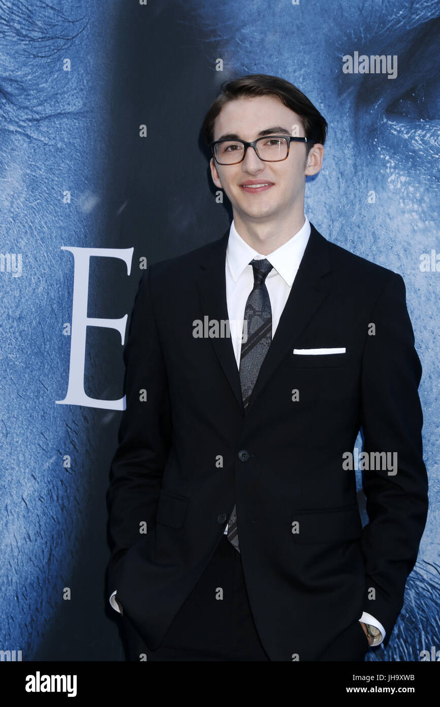 Los Angeles, CA, USA. 12th July, 2017. Isaac Hempstead Wright at the ...