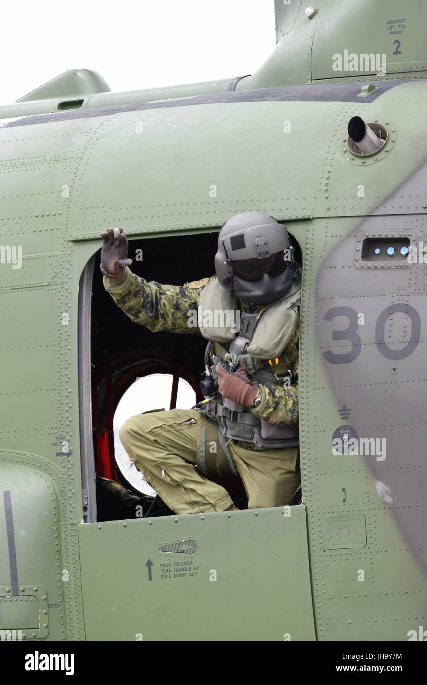RAF Fairford hosts the Royal International Air Tattoo. Canadian Chinook ...