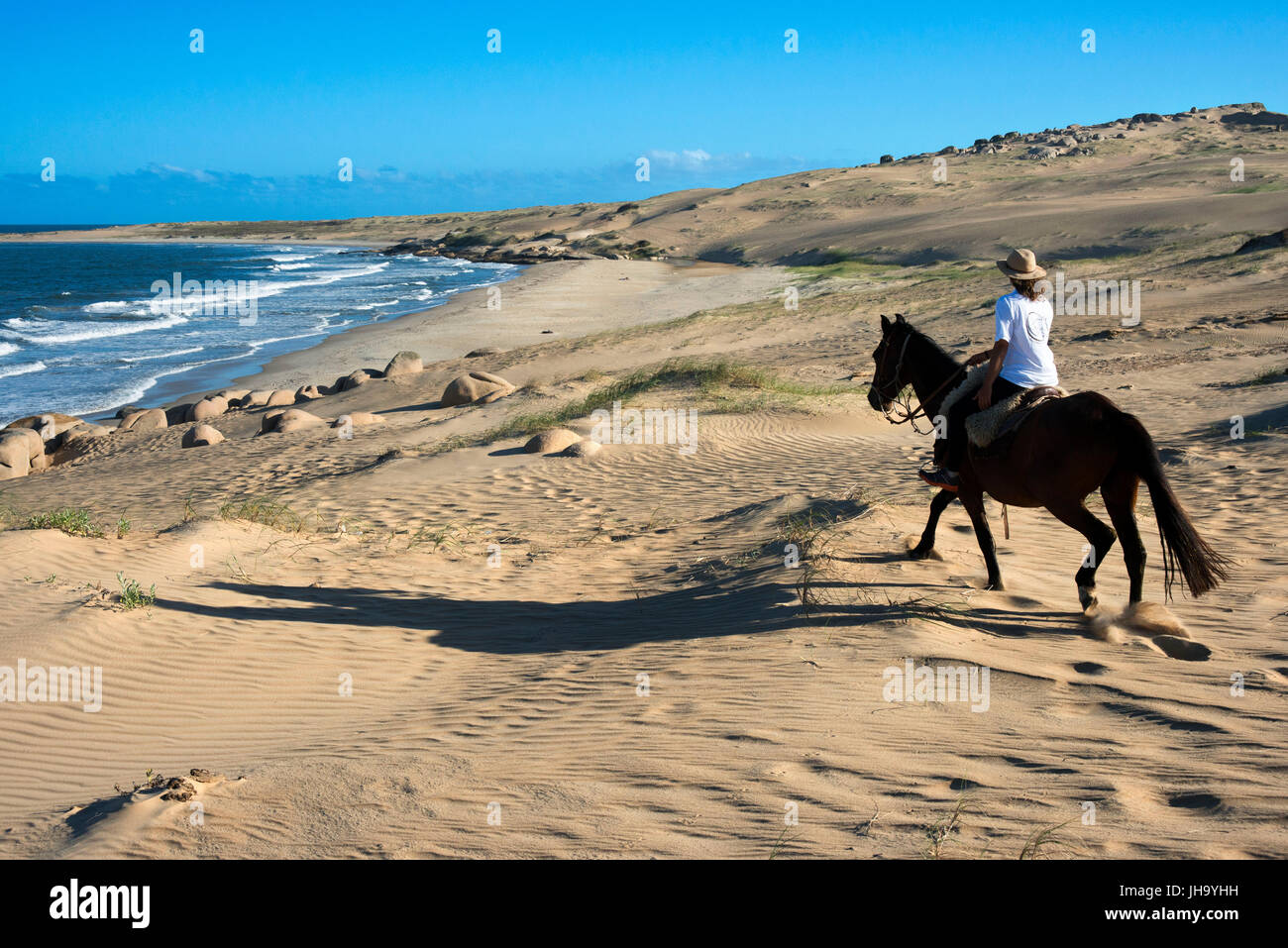 Horse ride from Cabo Polonio to Barra de Valizas, Rocha Department ...