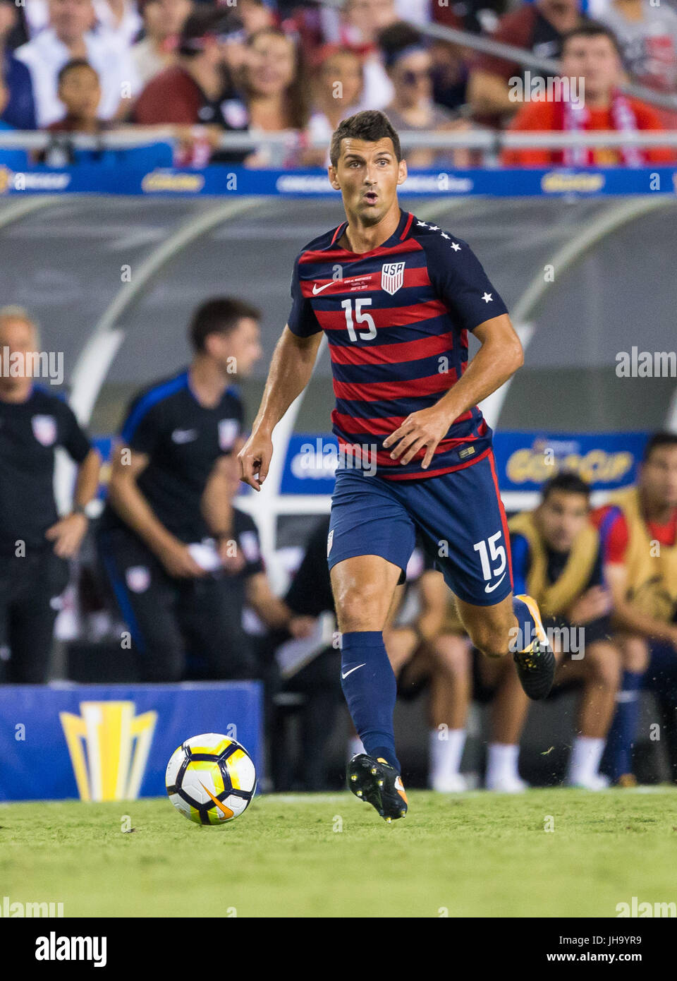 July 12, 2017 - United States defender Eric Lichaj (15) in action ...