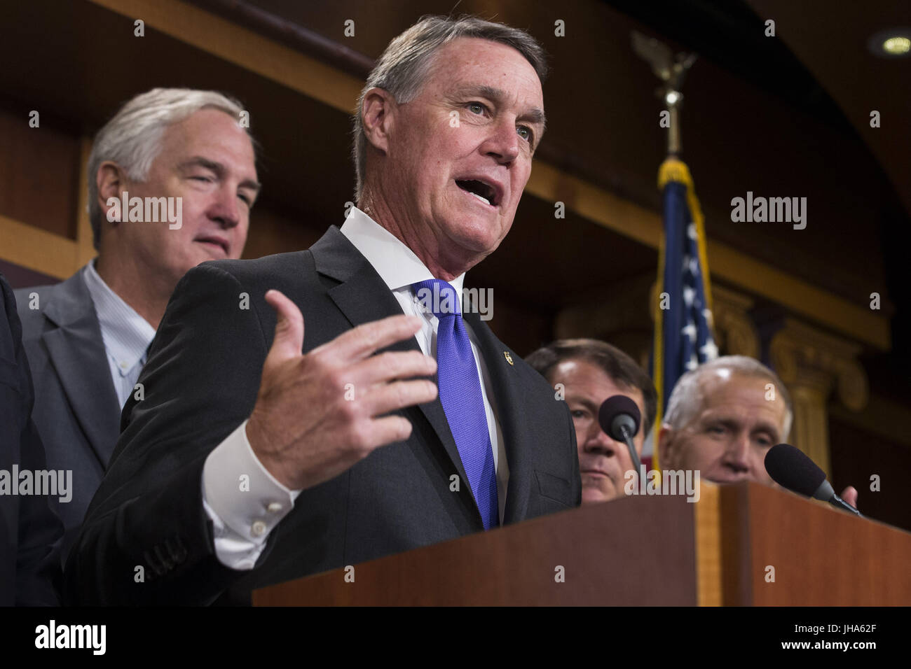 Washington, District of Columbia, USA. 11th July, 2017. Senator DAVID ...