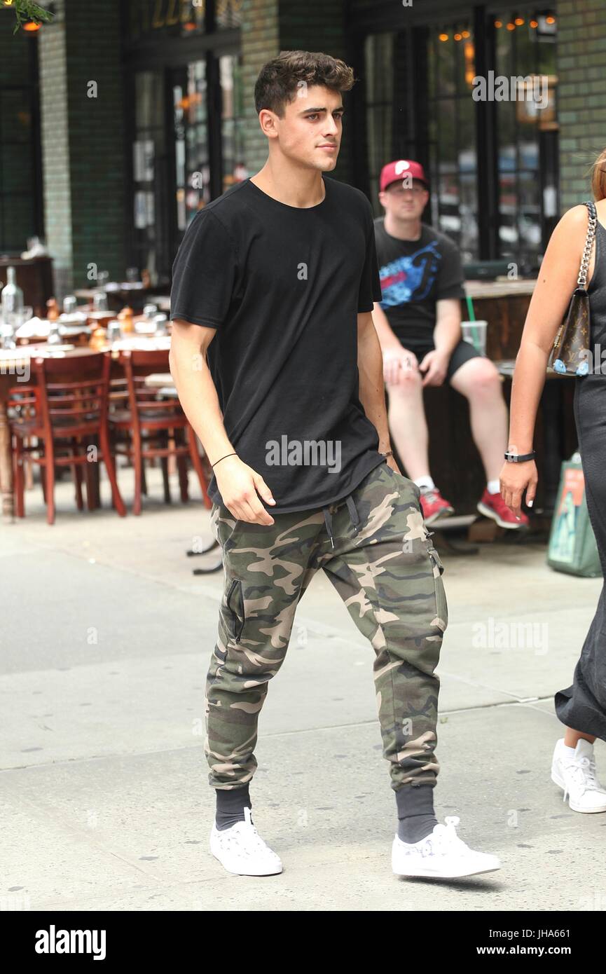 New York, NY, USA. 13th July, 2017. Jack Gilinsky of Jack & Jack seen ...