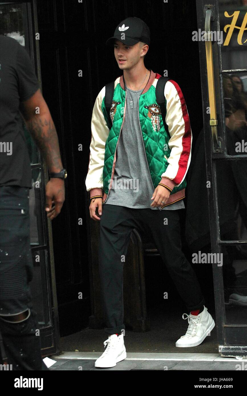 New York, NY, USA. 13th July, 2017. Jack Johnson of Jack & Jack seen on ...