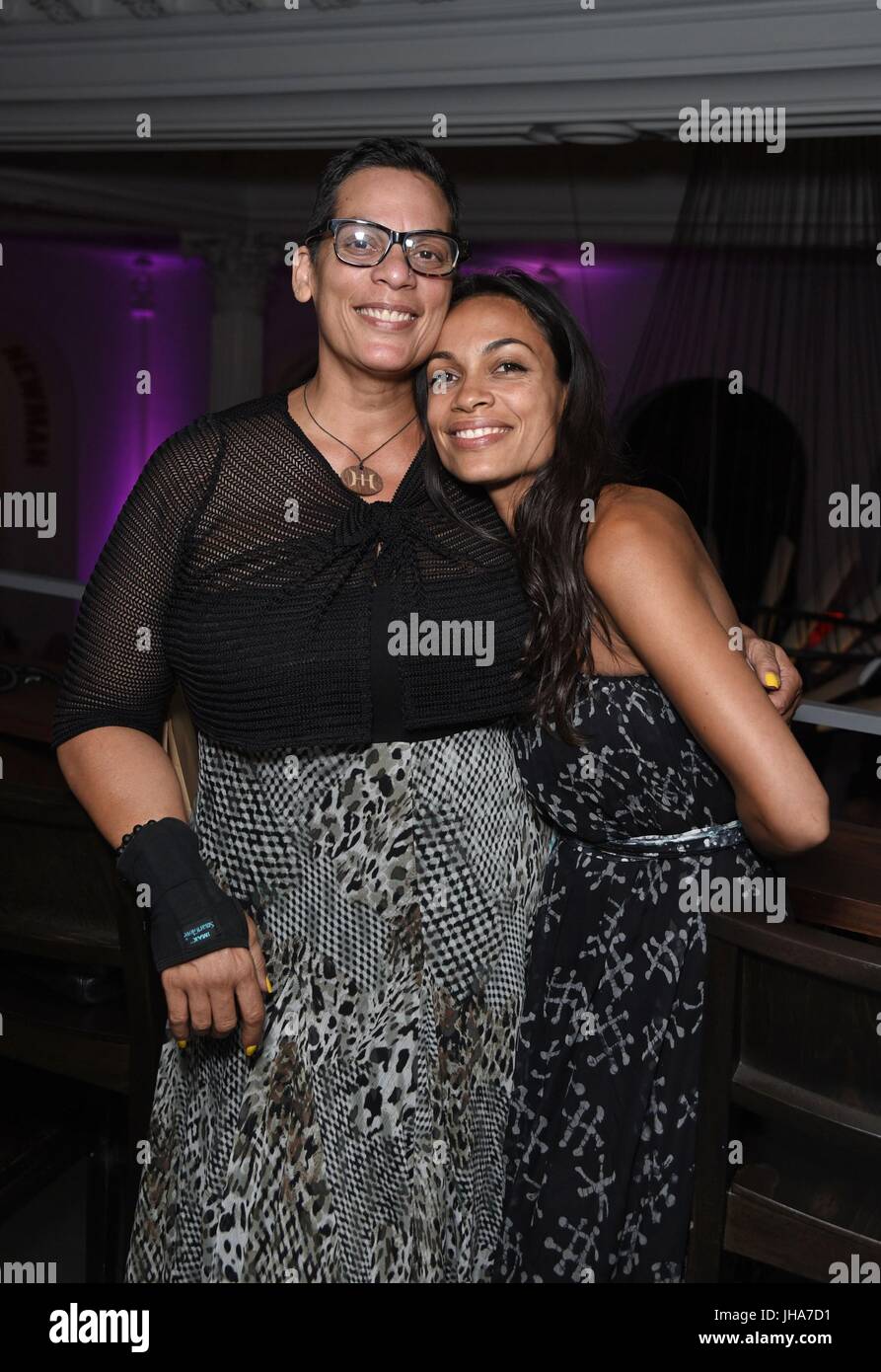 New York, NY, USA. 13th July, 2017. Isabel Celeste, Rosario Dawson at ...