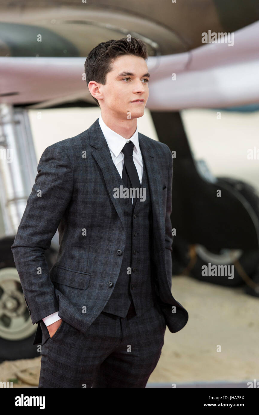 London, UK. 13 July 2017. Fionn Whitehead arrives for the World ...