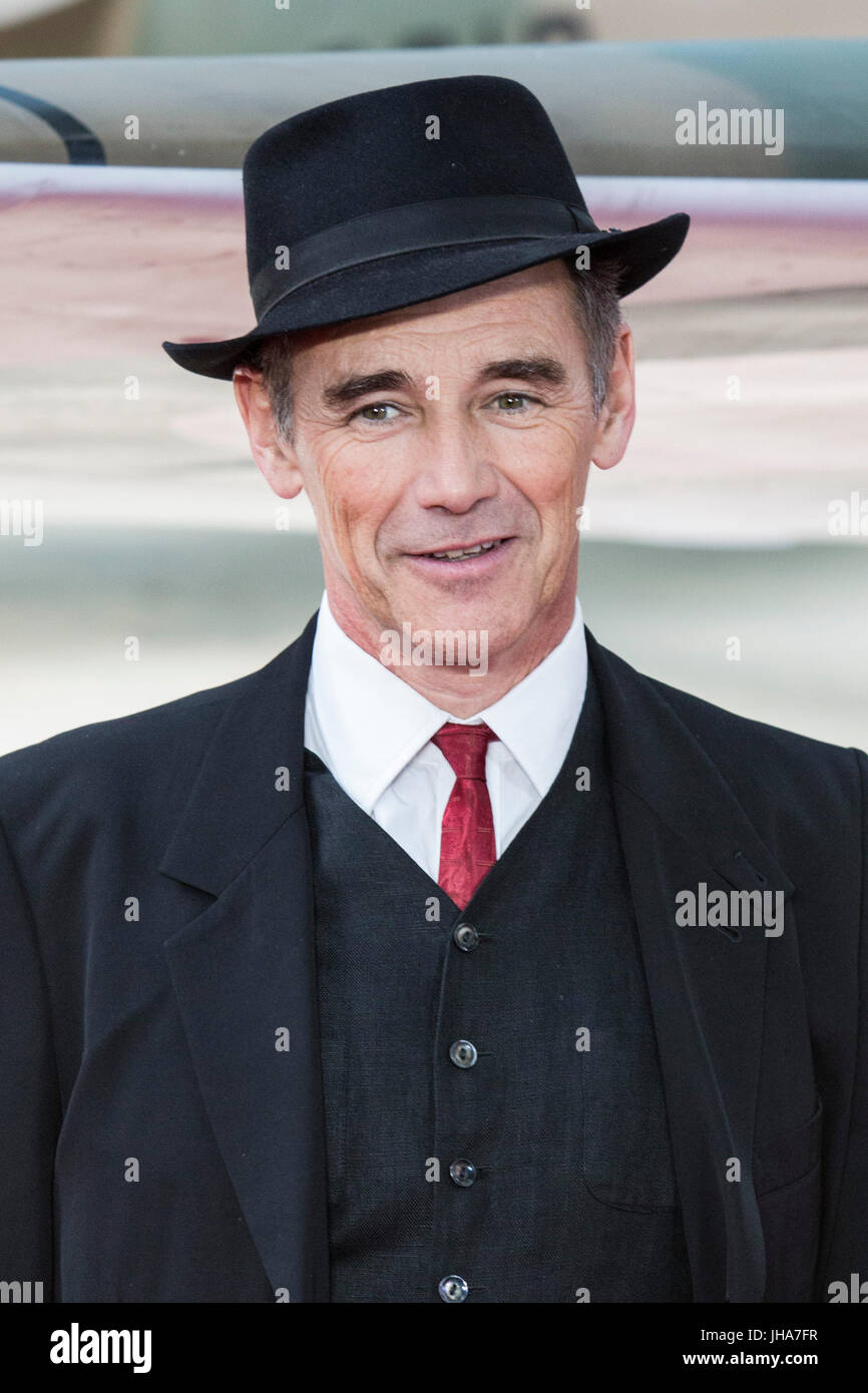 London, UK. 13 July 2017. Sir Mark Rylance arrives for the World ...