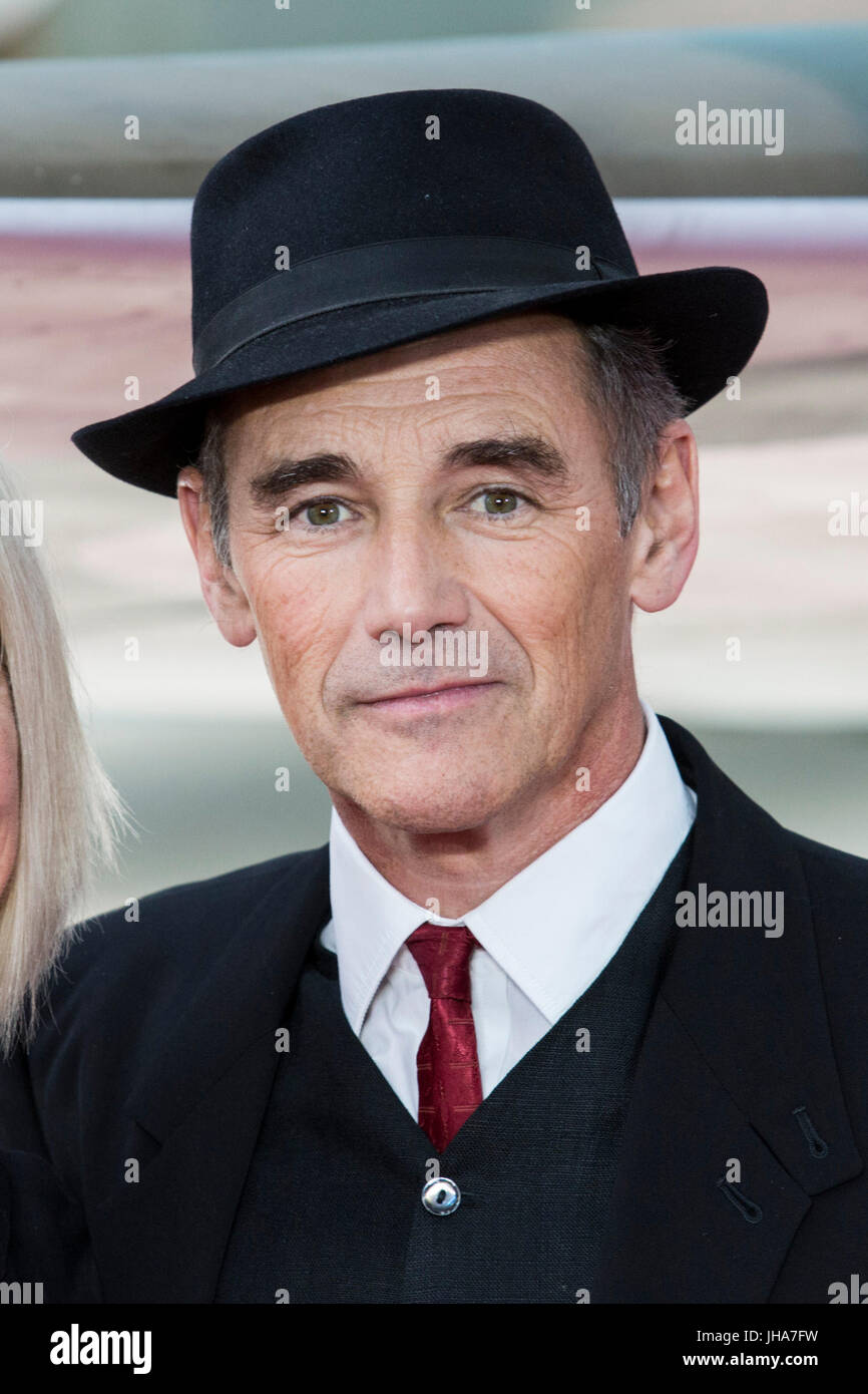London, UK. 13 July 2017. Sir Mark Rylance arrives for the World ...