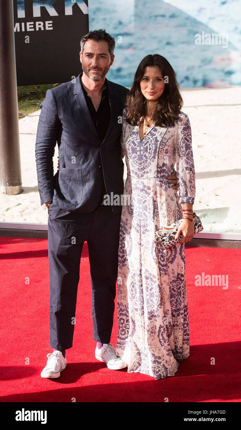 London, UK. 13 July 2017. Nick Hopper and Jasmine Hemsley arrive for ...