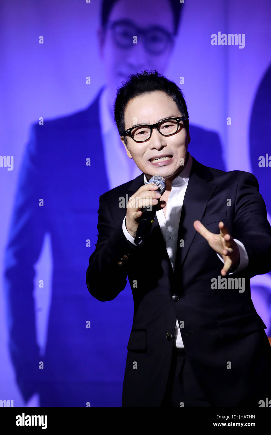 S. Korean singer Kim Jong-hwan South Korean singer Kim Jong-hwan performs during a showcase to ...