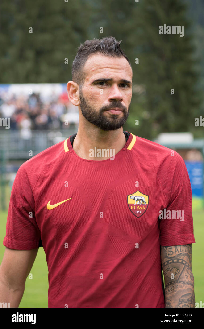 Pinzolo, Italy. 11th July, 2017. Leandro Castan (Roma) Football/Soccer ...