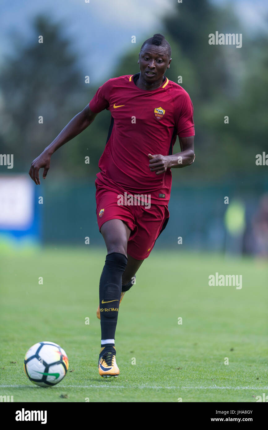Pinzolo, Italy. 11th July, 2017. Umar Sadiq (Roma) Football/Soccer ...