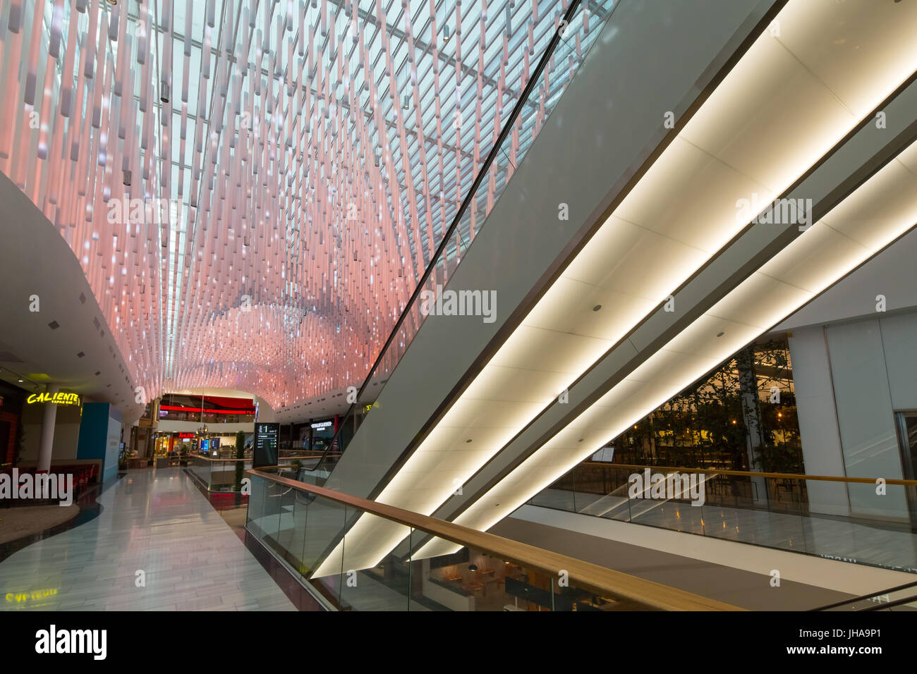 Inside Mall of Scandinavia, Solna, Sweden Stock Photo - Alamy