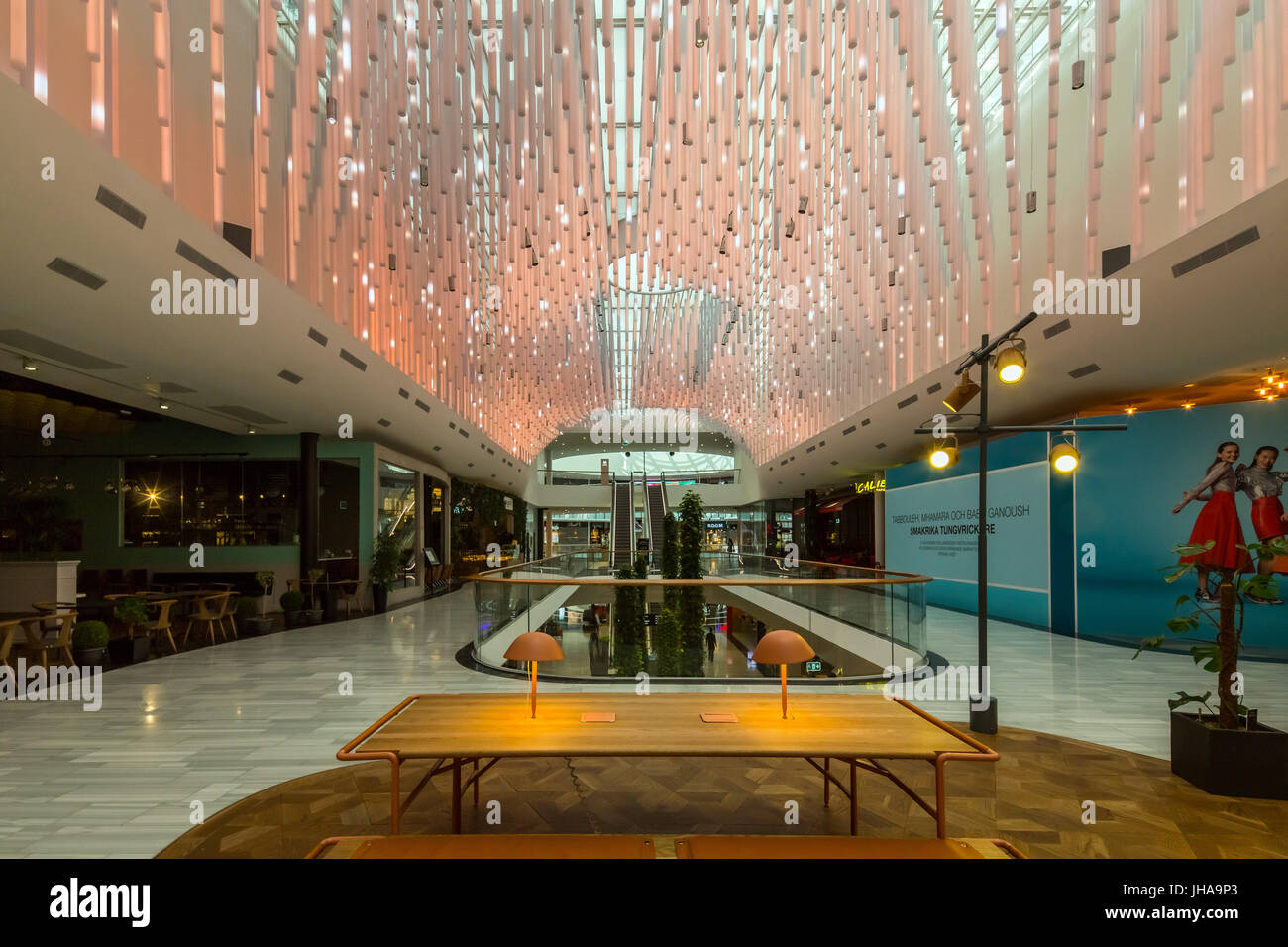 Inside Mall of Scandinavia, Solna, Sweden Stock Photo - Alamy