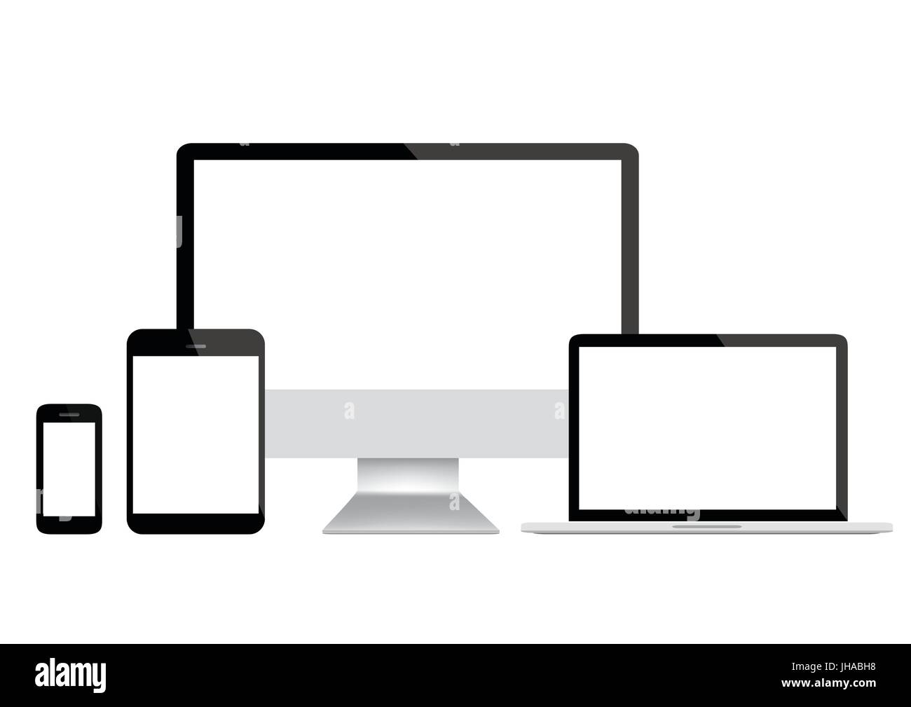 Laptop vector vectors hi-res stock photography and images - Alamy