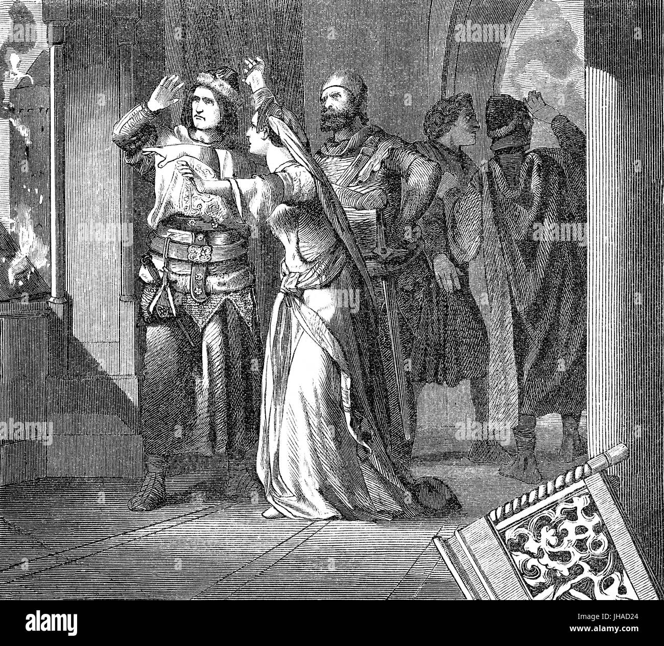 Louis II the Younger, 825 – 875, King of Italy and Holy Roman Emperor ...