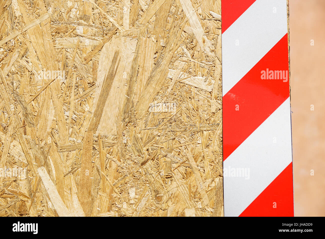 Danger Sign on Wooden Fence Stock Photo - Alamy