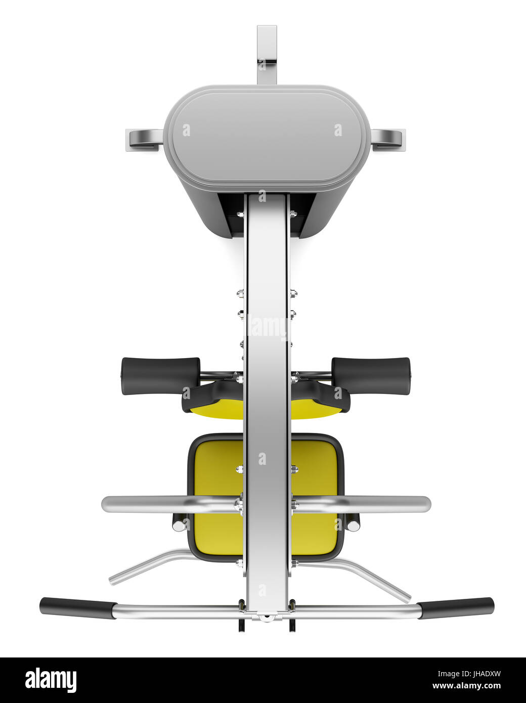 top view of multigym machine isolated on white background Stock Photo ...