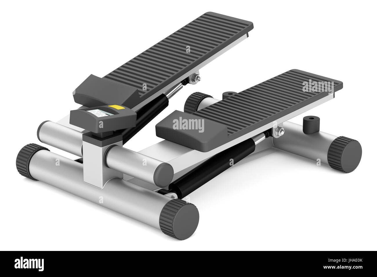 gym stepper isolated on white background Stock Photo - Alamy