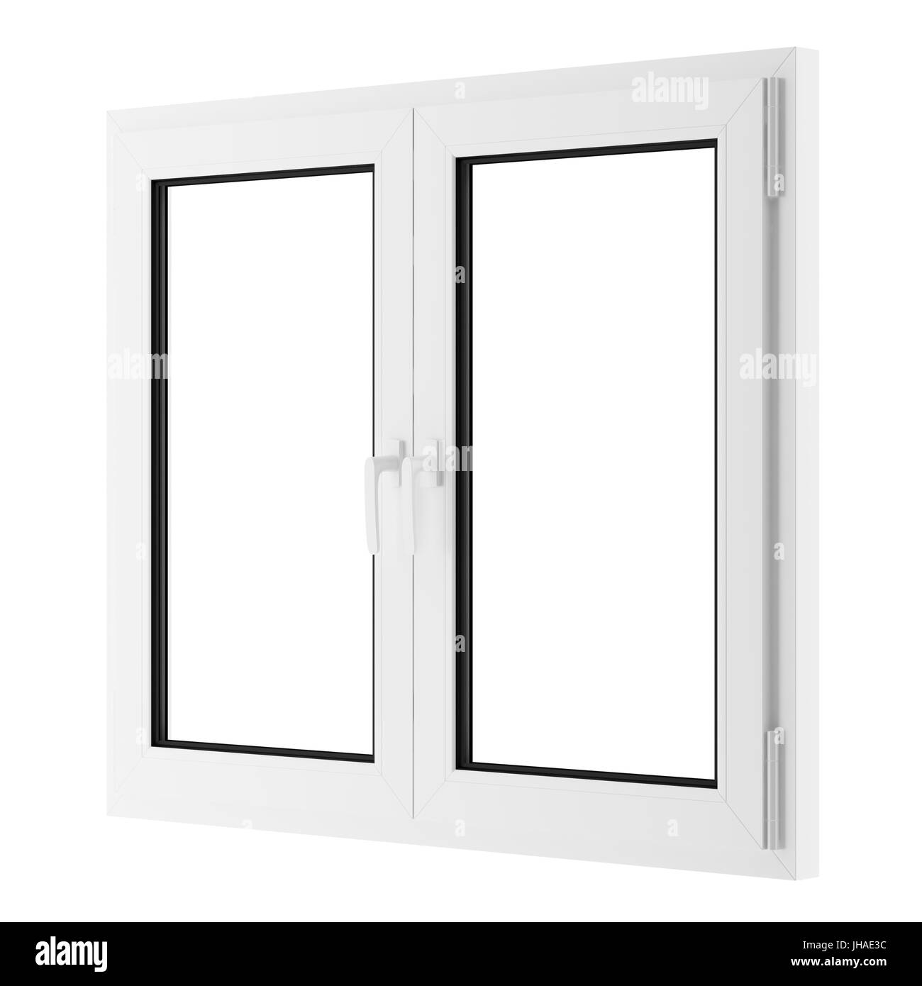 window isolated on white background Stock Photo - Alamy