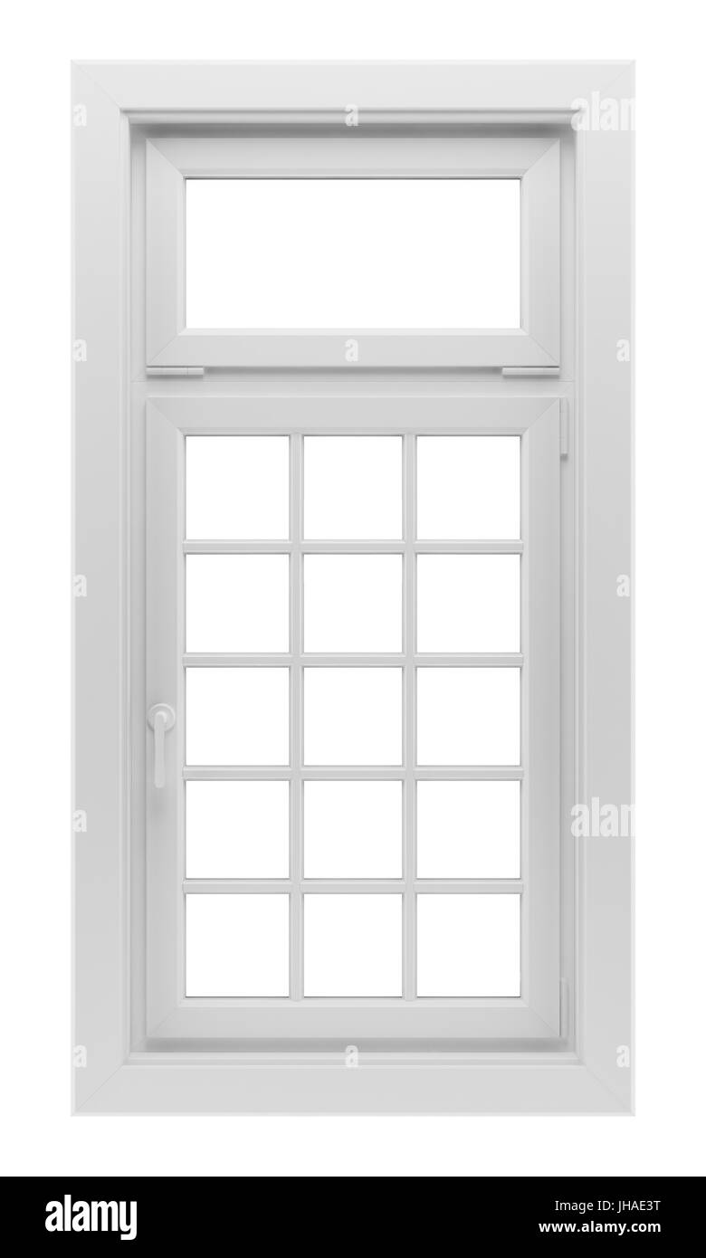 window isolated on white background Stock Photo - Alamy