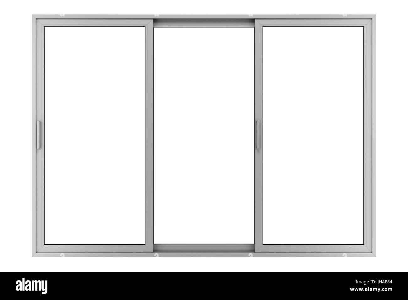 gray metallic window isolated on white background Stock Photo - Alamy