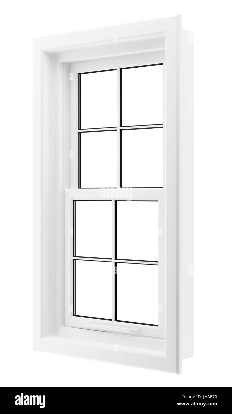 window isolated on white background Stock Photo - Alamy