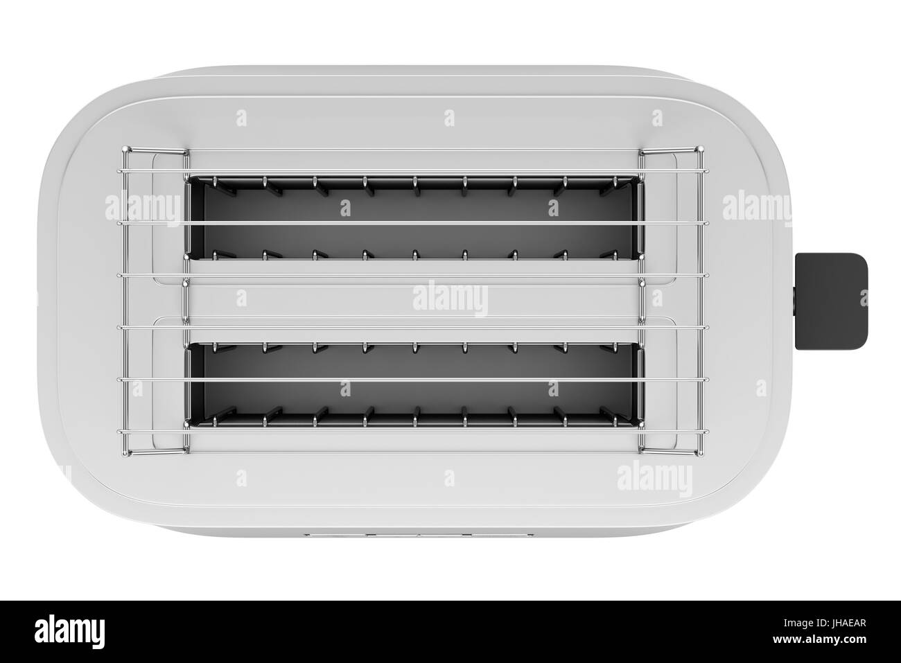 top view of toaster isolated on white background Stock Photo - Alamy