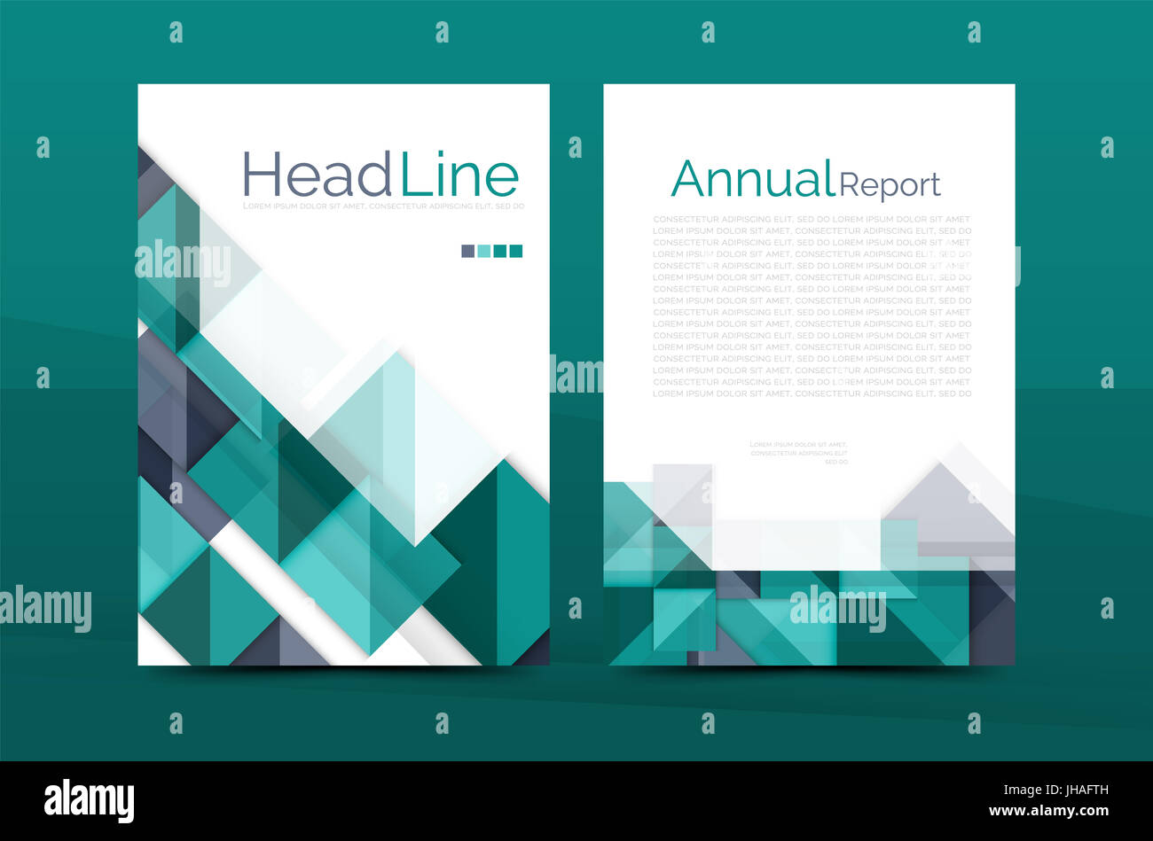 A4 front page business identity for annual report, Corporate brochure ...