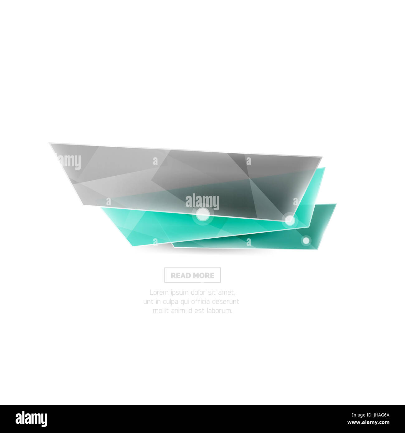 geometric shape ad promo banner. Abstract universal layout Stock Photo ...