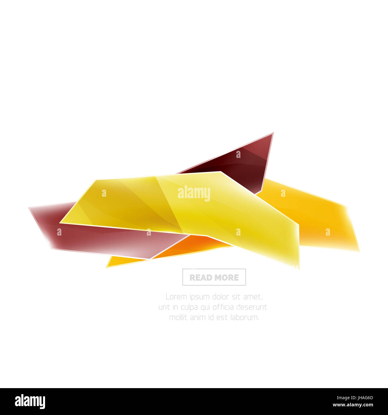 geometric shape ad promo banner. Abstract universal layout Stock Photo ...