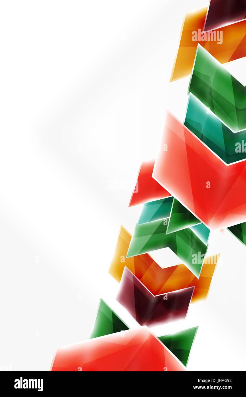 Glass glossy arrow motion background. web brochure, internet flyer ...