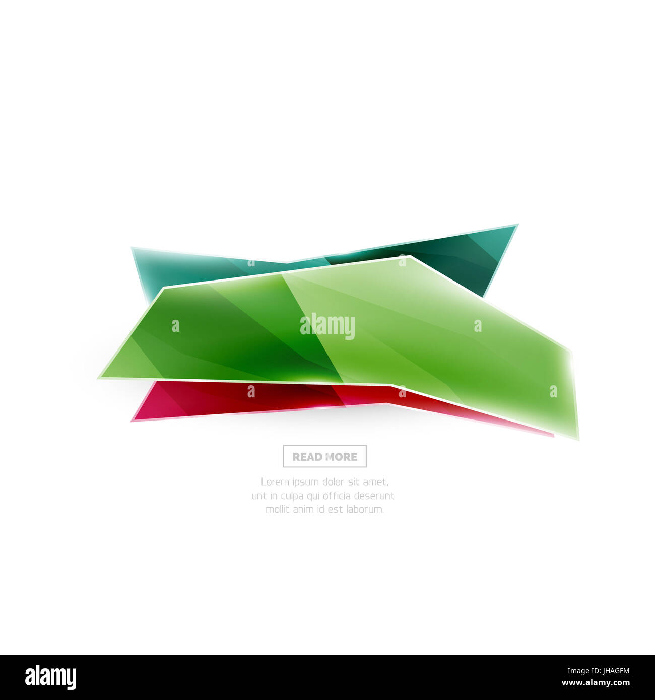 geometric shape ad promo banner. Abstract universal layout Stock Photo ...