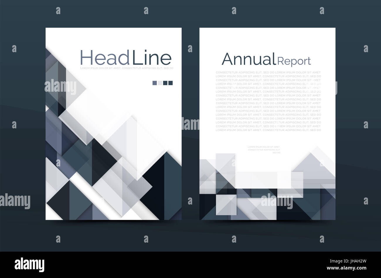 A4 front page business identity for annual report, Corporate brochure ...