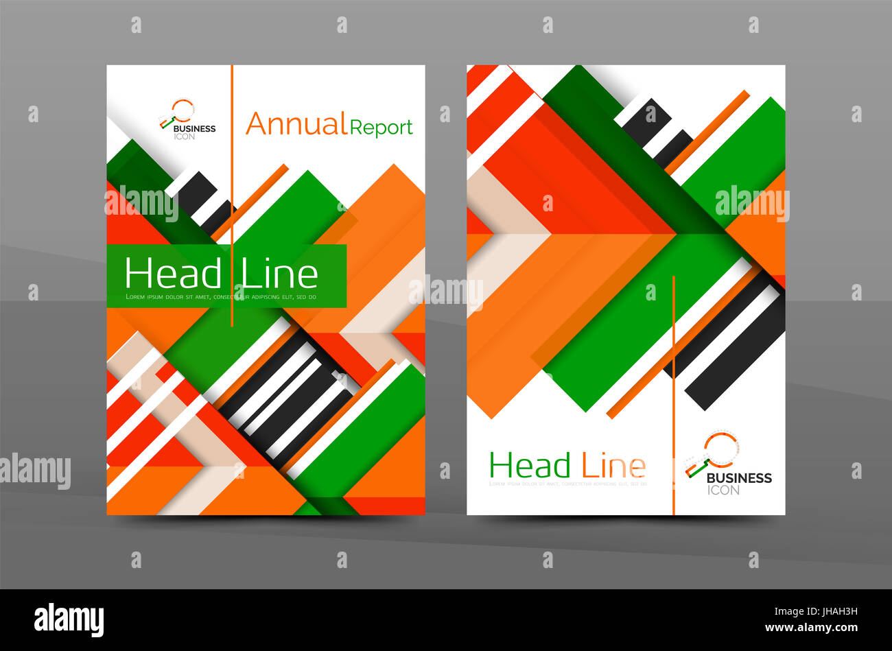Design of annual report cover brochure, flyer template layout, leaflet ...