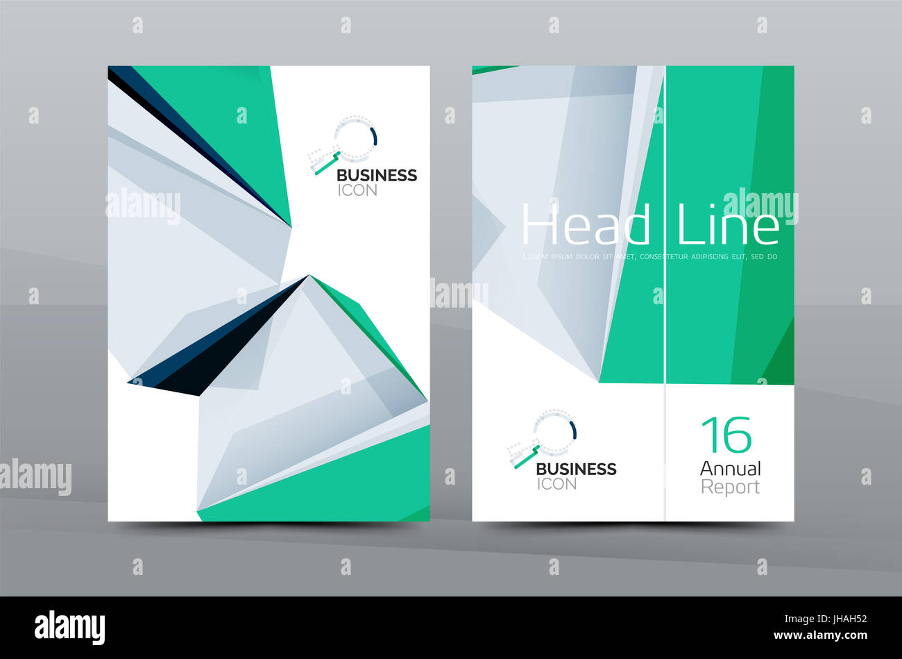 A4 front page business identity for annual report, Corporate brochure ...