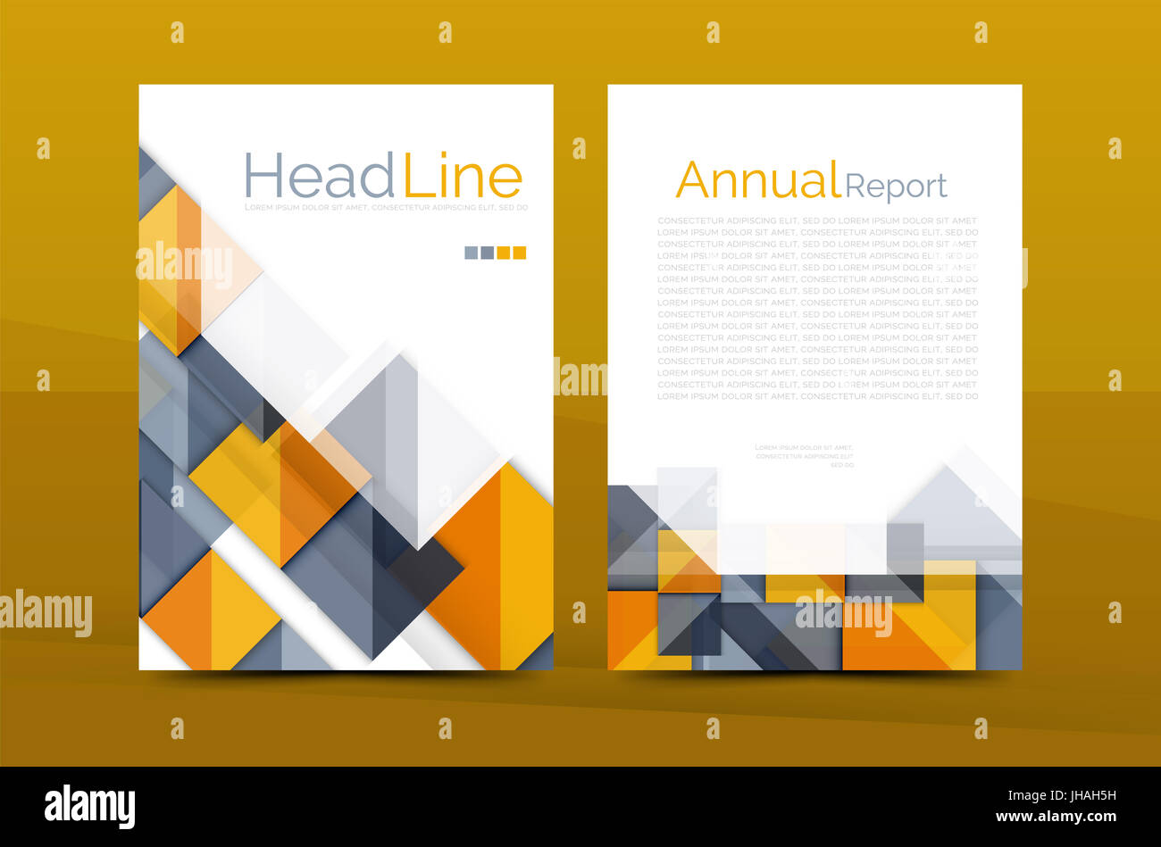 A4 front page business identity for annual report, Corporate brochure ...