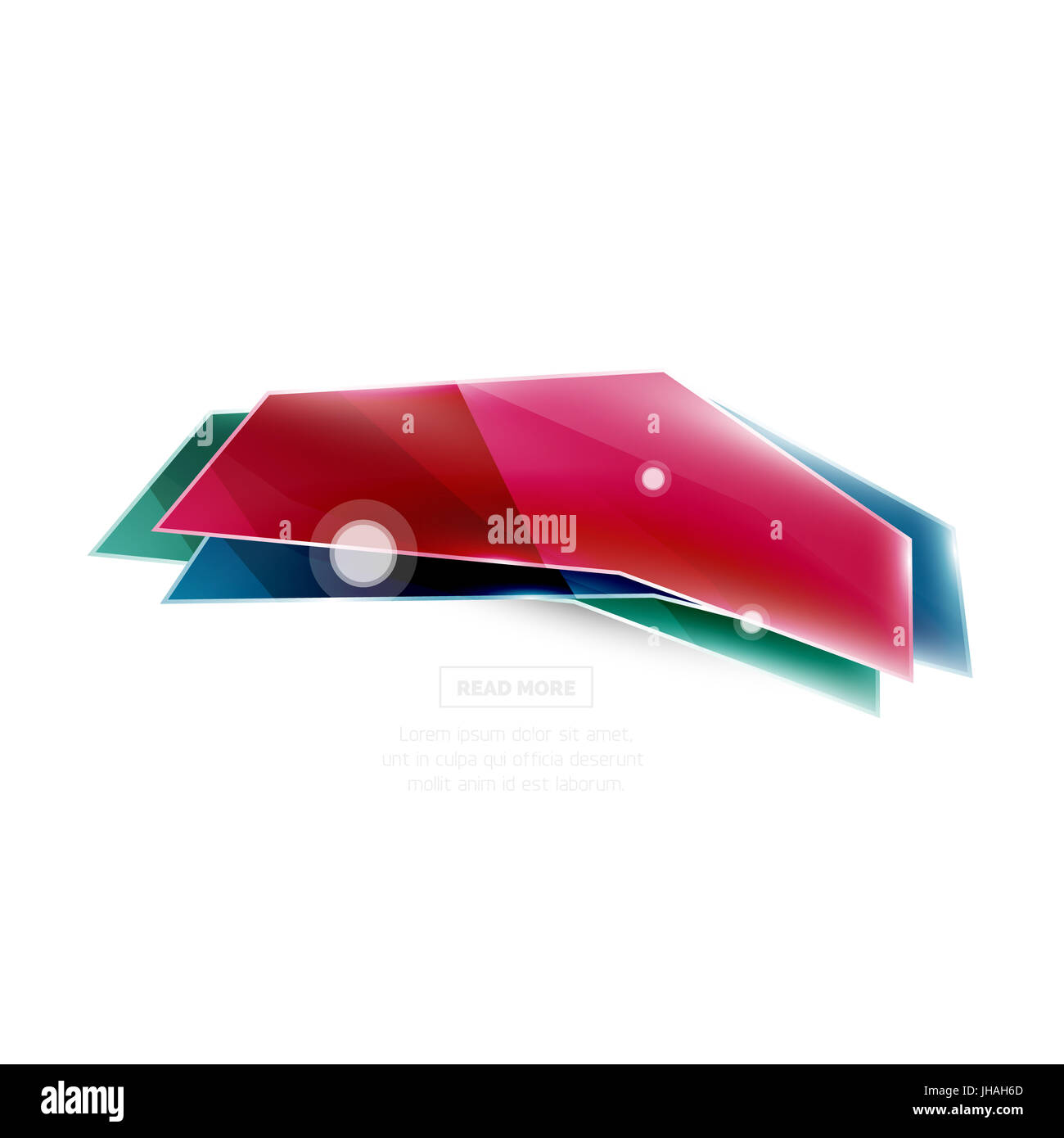 geometric shape ad promo banner. Abstract universal layout Stock Photo ...