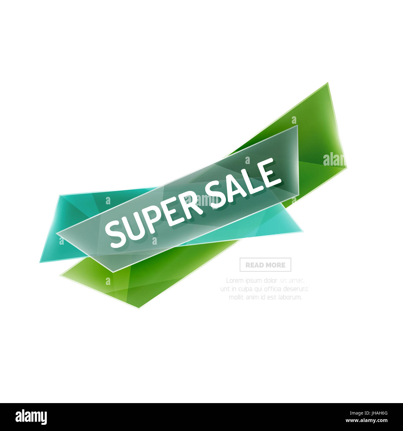 geometric shape ad promo banner. Abstract universal layout Stock Photo ...