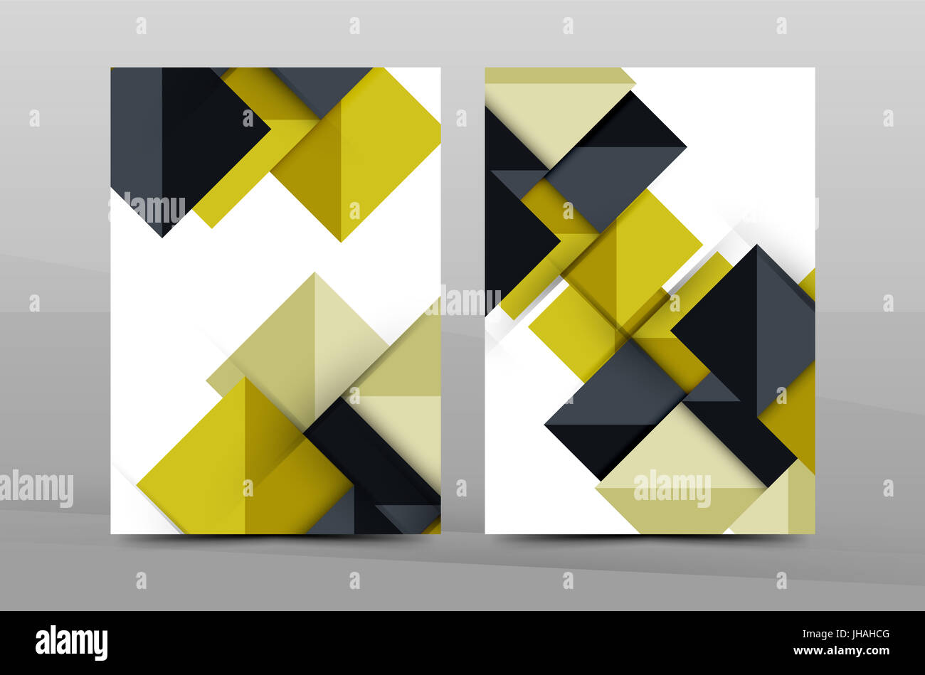 Geometric abstract background. Color business brochure cover template ...