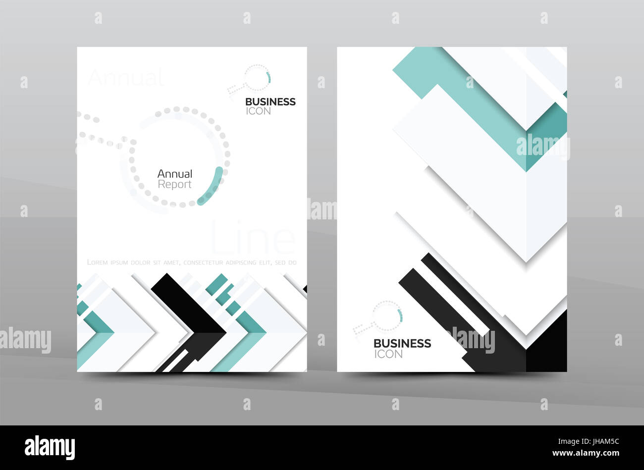 Business cover page design, brochure flyer layout, abstract ...