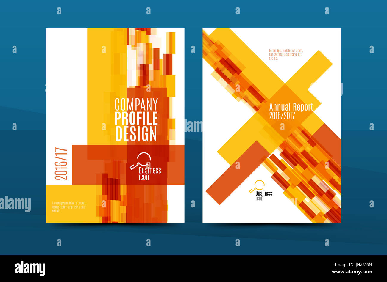 Orange annual report A4 cover. Brochure template layout, magazine ...