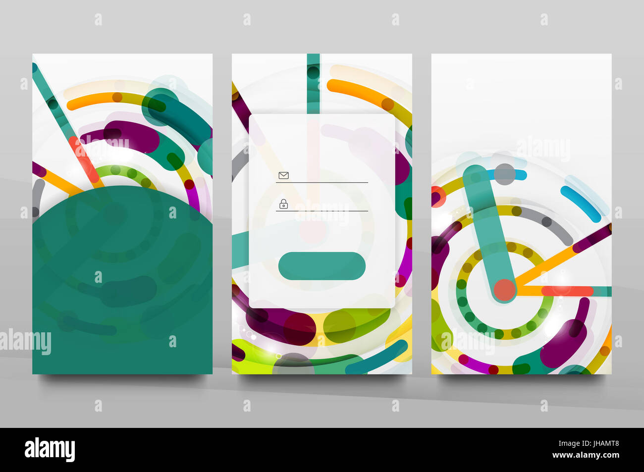 Mobile background ui - geometric abstract pattern. Application ...