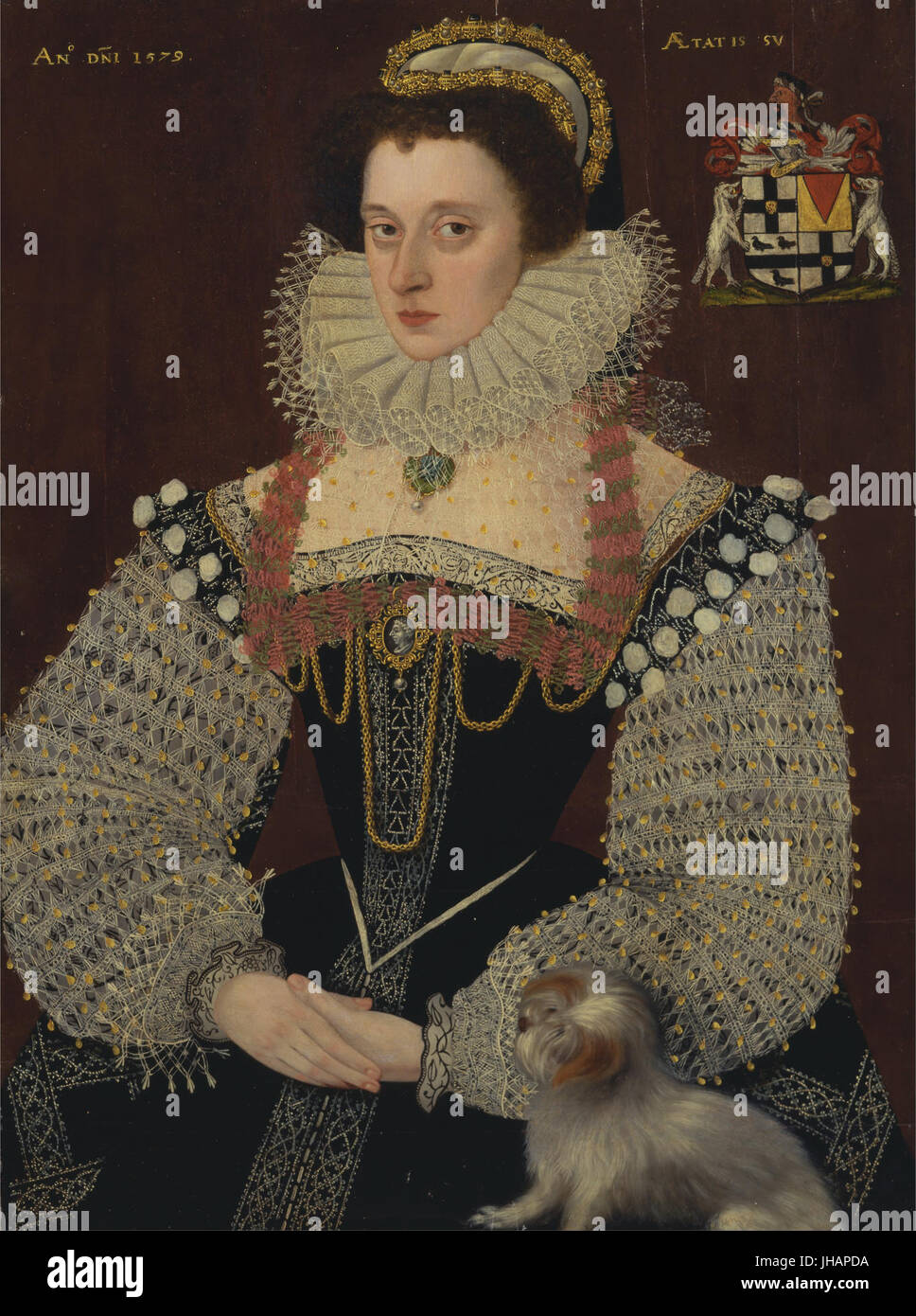 John Bettes the Younger - The Duchess of Chandos Stock Photo - Alamy