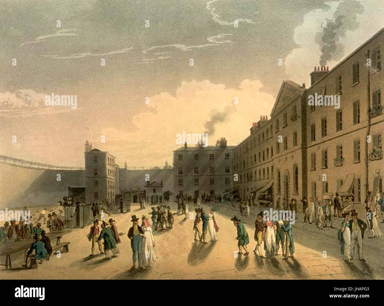 Prison bench hi-res stock photography and images - Alamy