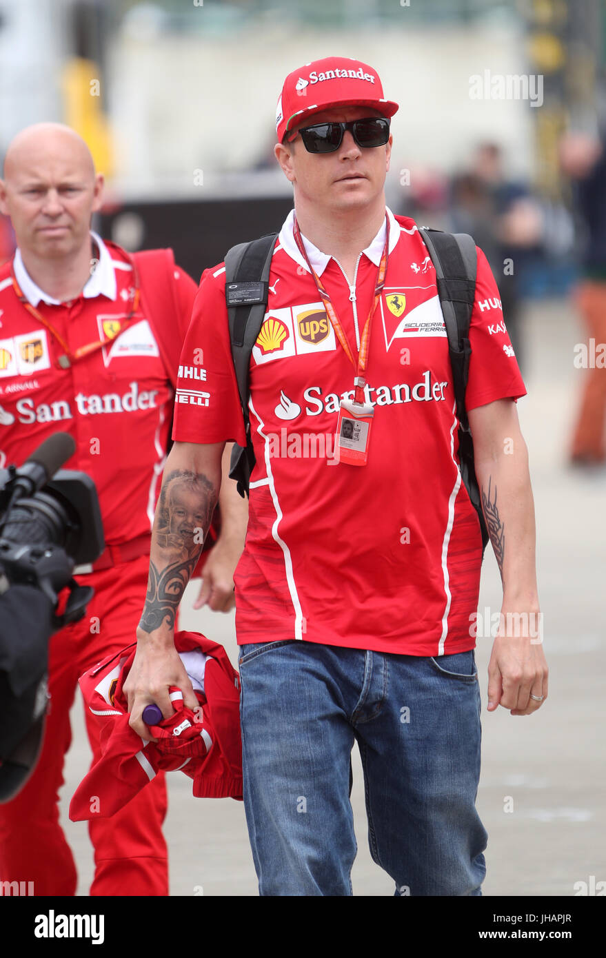Ferraris kimi raikkonen british grand prix silverstone hi-res stock ...