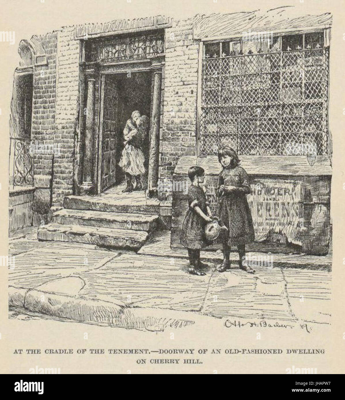 Jacob Riis - At the Cradle of the Tenement Stock Photo - Alamy