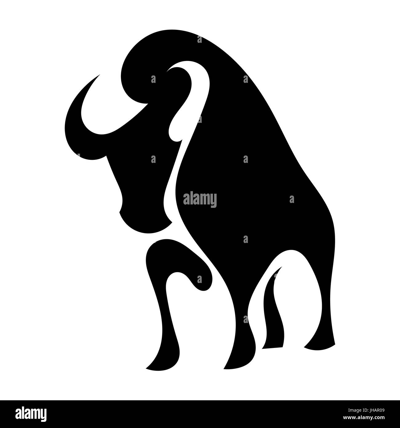 Milk silhouette cow in Cut Out Stock Images & Pictures - Alamy