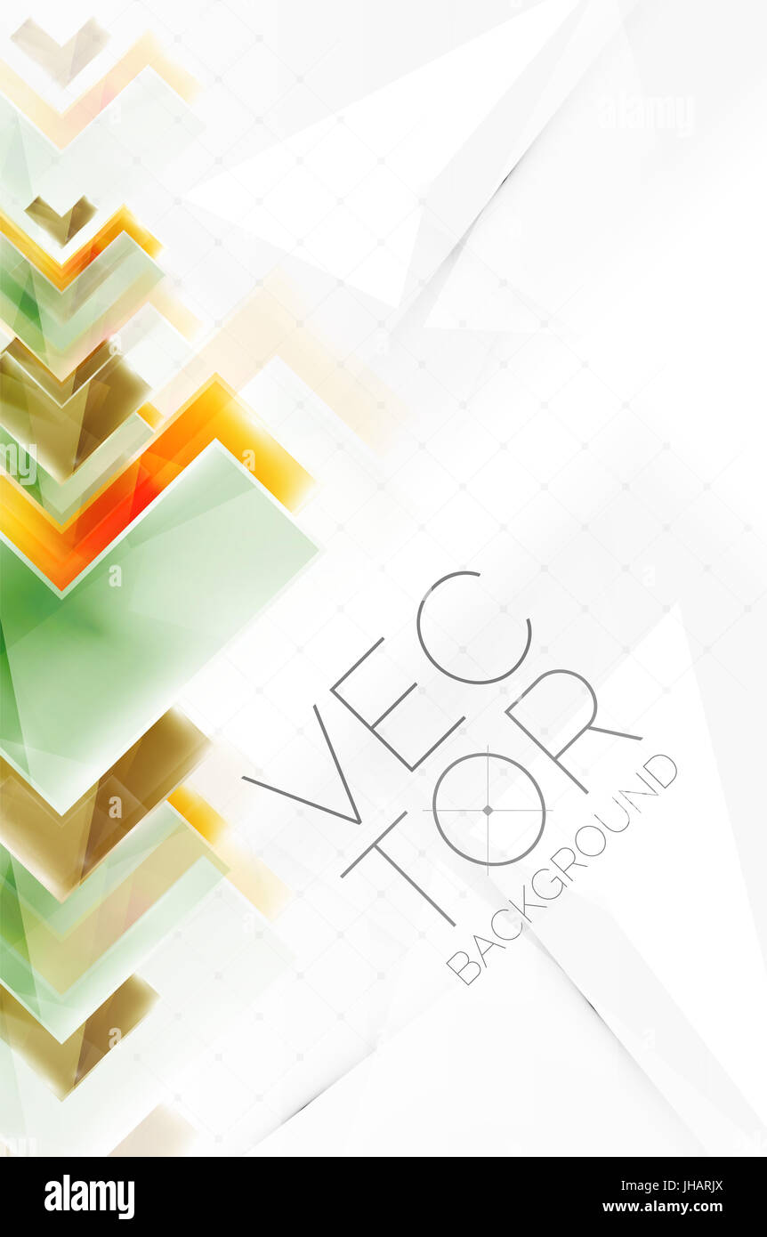 Arrows and triangles background. web brochure, internet flyer ...