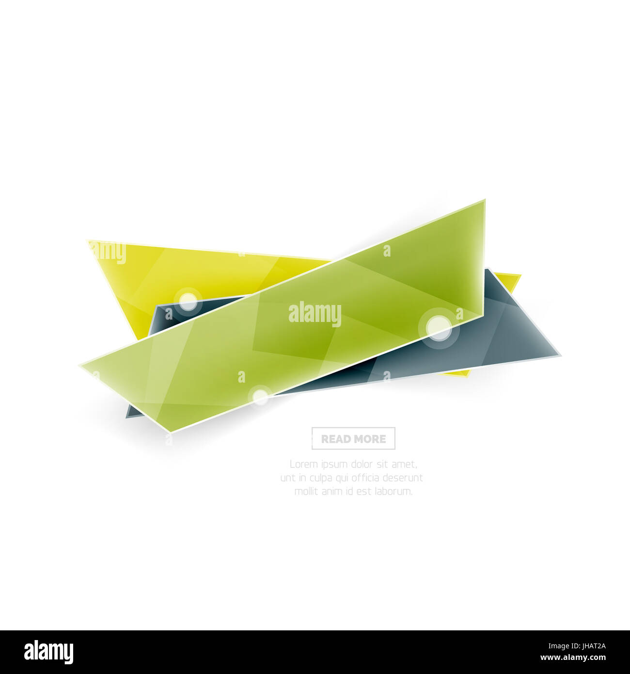 geometric shape ad promo banner. Abstract universal layout Stock Photo ...